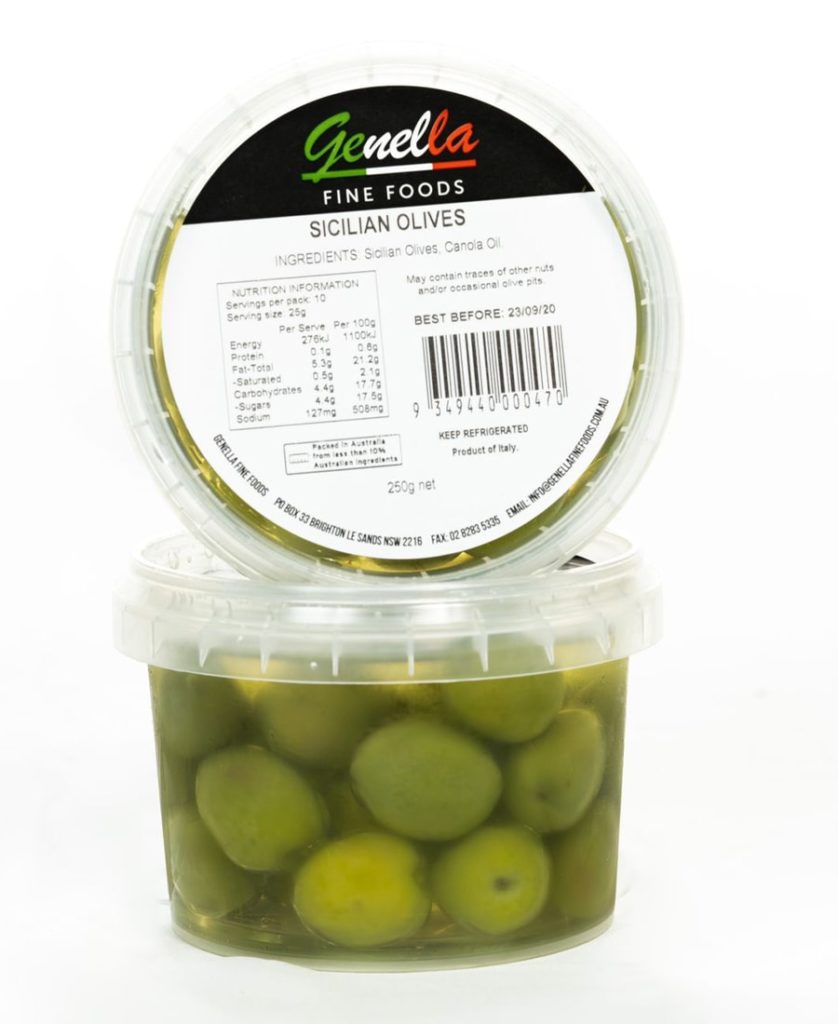 Olive Entertainers Pack - 8 x 250g Tubs | United Foods